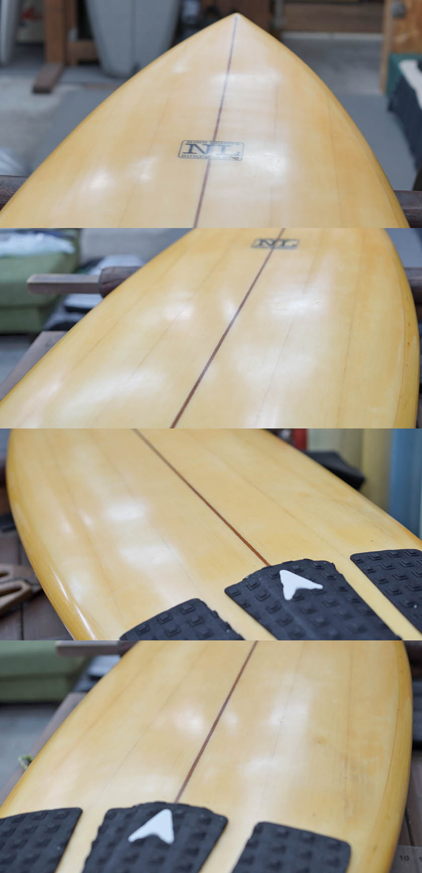 BIG PRICE DOWN*** Used * Nine Lights 6'0" Tri Fin * ナインライツ ウッド調 EPS＆エポキシ トライフィン